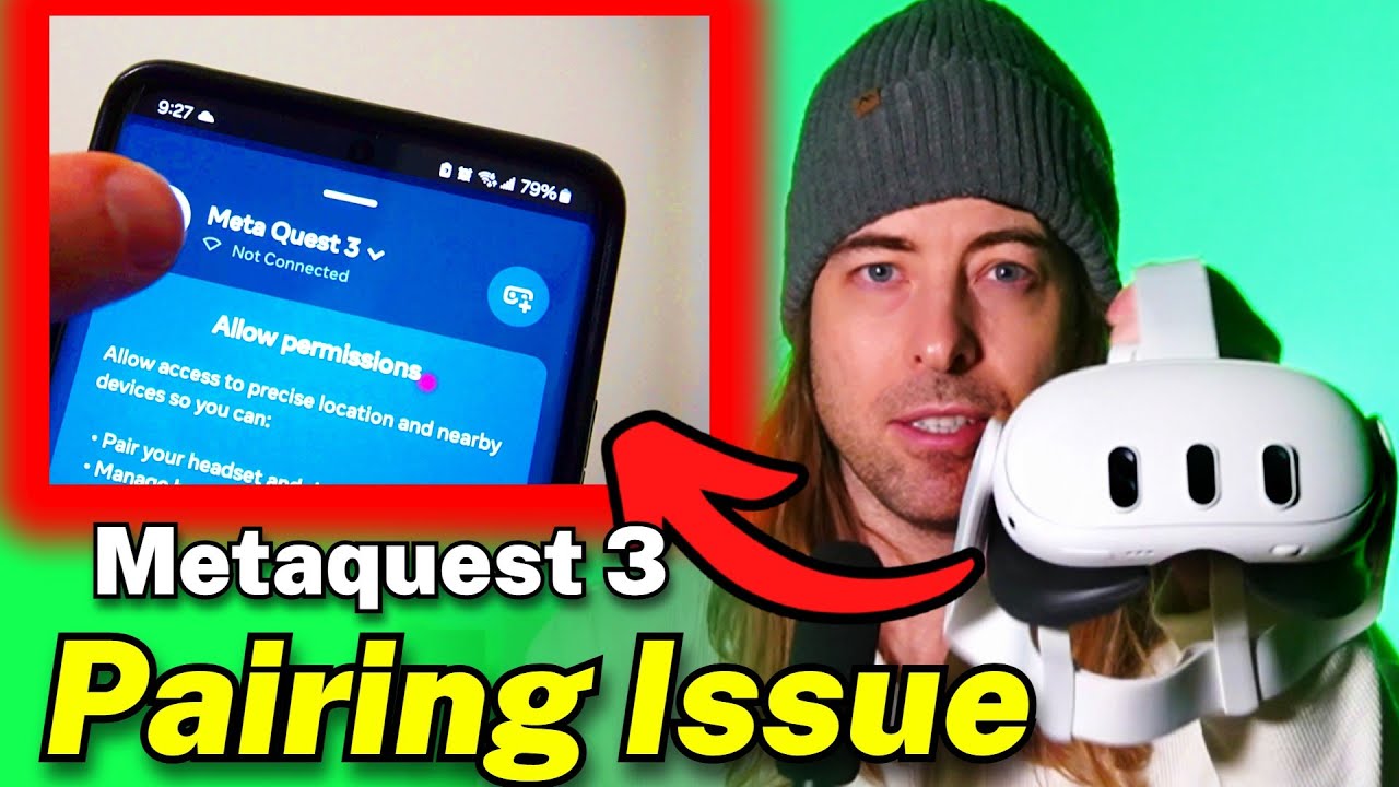 Metaquest 3, 3S NOT PAIRING Meta Horizon App Fix #metaquest3
