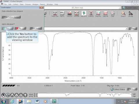 How to acquire an IR spectrum