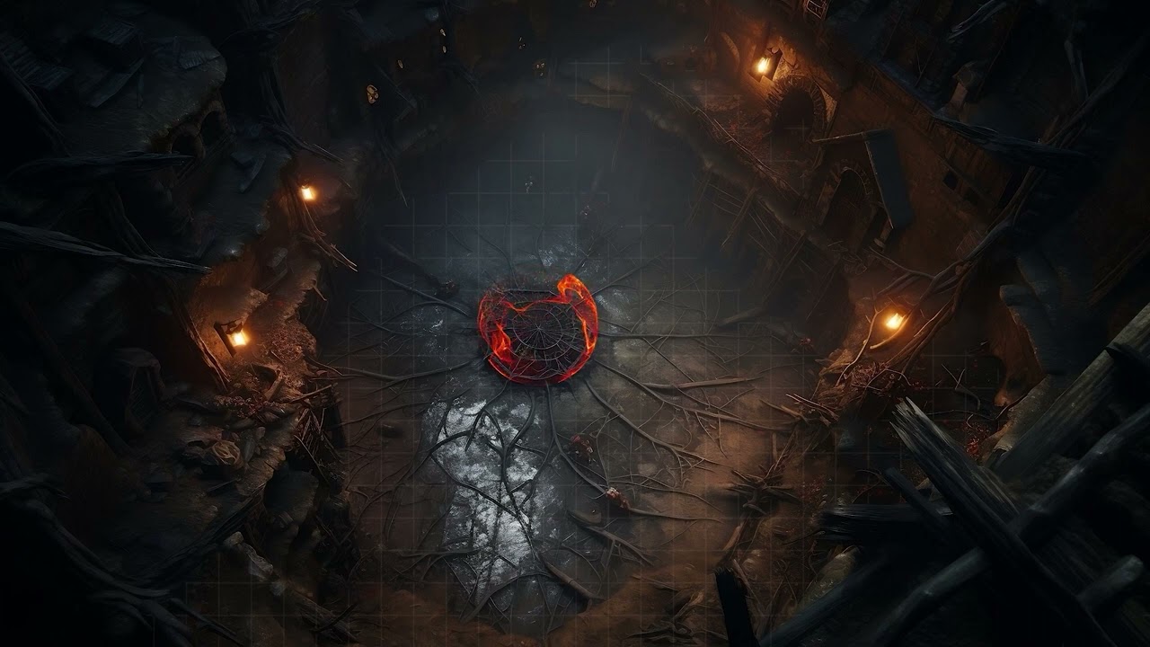 D&D | Witches' Cauldron Cavern Part 2 | Animated Battle Maps
