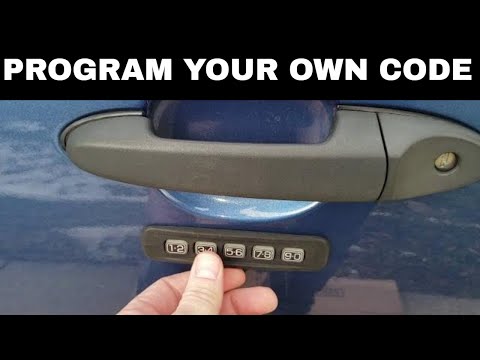 HOW TO PROGRAM YOUR OWN DOOR CODE ON ALL FORD VEHICLES DEMONSTRATION AND HOW TO ERASE PERSONAL CODE