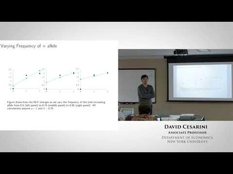 David Cesarini - Heritability I, Definition and Interpretation