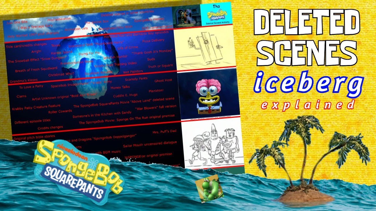 The SpongeBob SquarePants Deleted Scenes Iceberg Explained