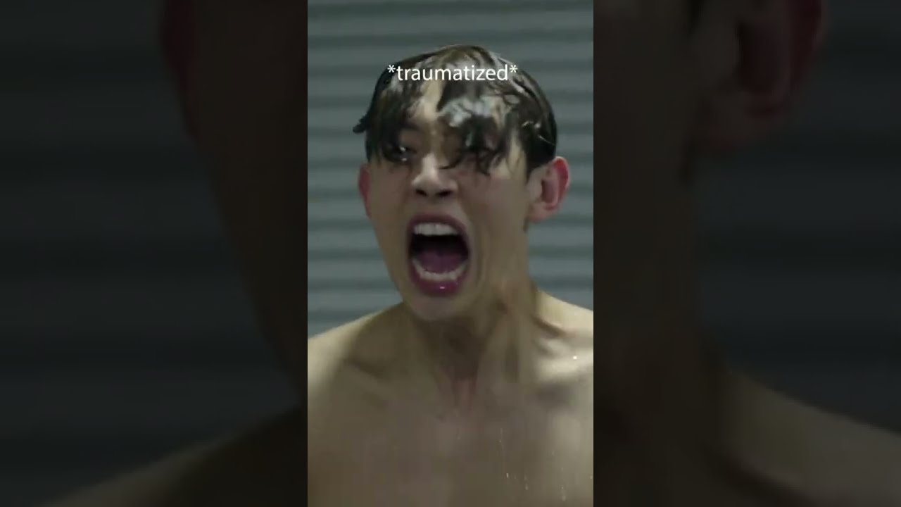 when you ~accidentally~ walk into in the men's showers...