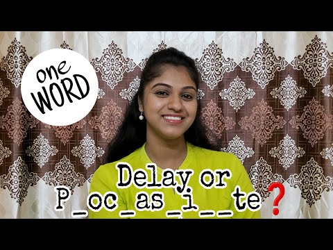 Procrastinate | Delay synonyms | Improve English | Vocabulary made easy | oneWORD