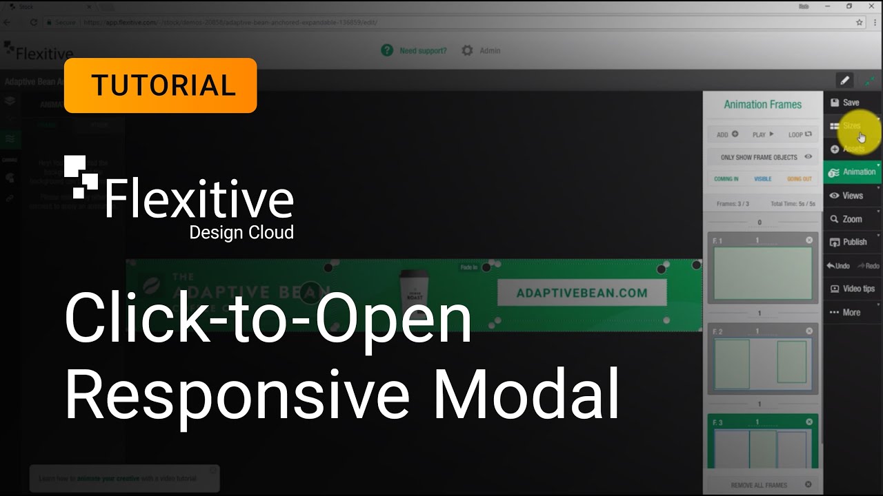 Click to Open Responsive Modal - Flexitive Tutorial