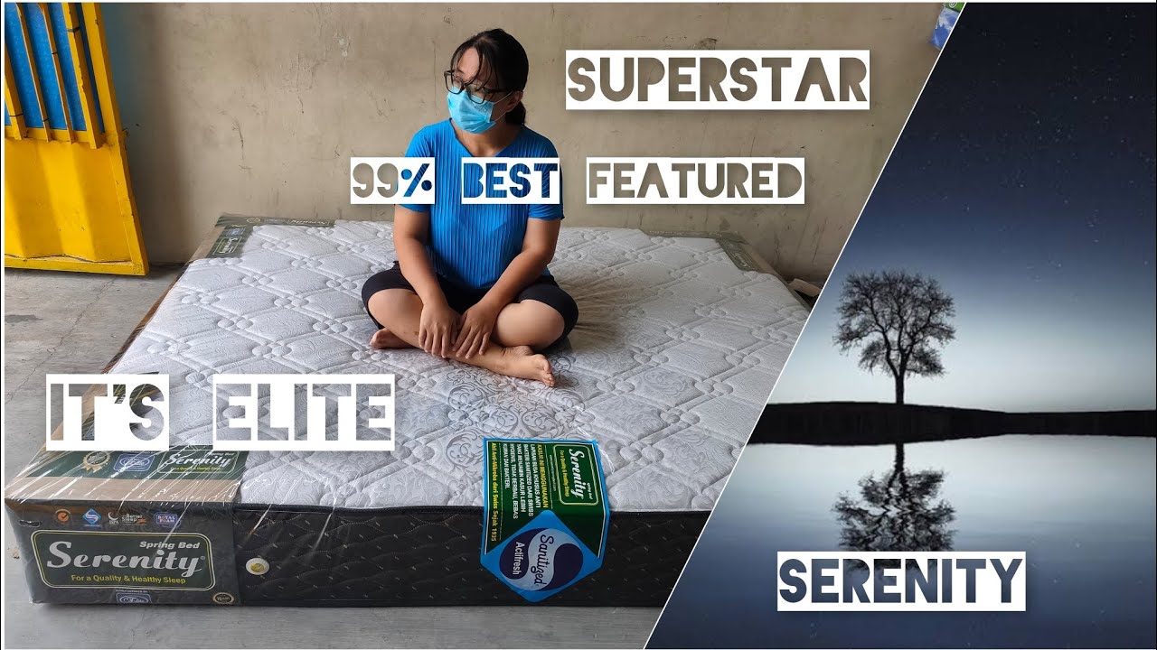 All new Elite serenity Superstar 2022 Desember sanitized 90% best spring bed di kelas nya