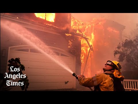 Fires tear through Pacific Palisades, Altadena, Pasadena and Sylmar; gusts of up to 99 mph reported