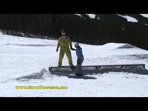 Snowboard Park: 50-50 A Box Rail | Nick Evanson™