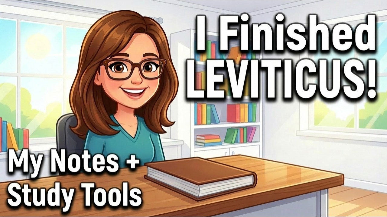 I Finished Studying Leviticus! How I Took Notes + My Bible Study Method