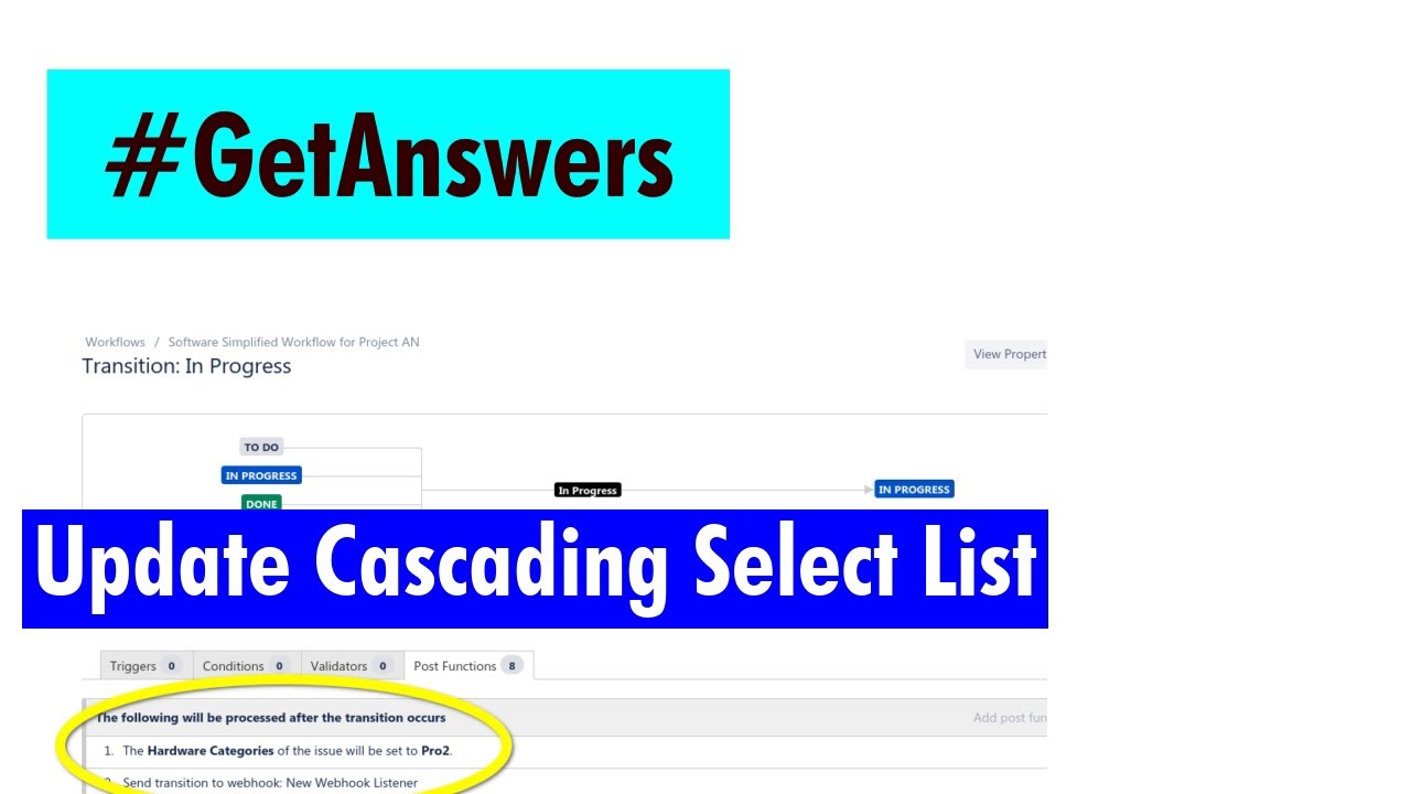 GetAnswers - Post function to update cascading select list