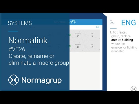 #VT26 Normalink (ENG): Create, re name or eliminate a macro group