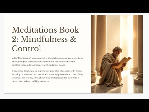 Marcus Aurelius Meditations Book 2 Summary