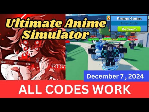 *All Codes Work* Ultimate Anime Simulator ROBLOX, December 7, 2024