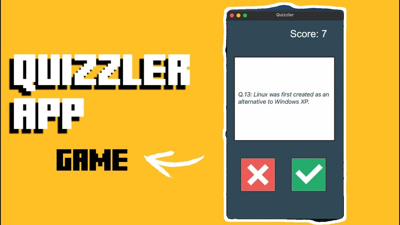 Quizzler App game | #100daysofcode  Challenge using #python