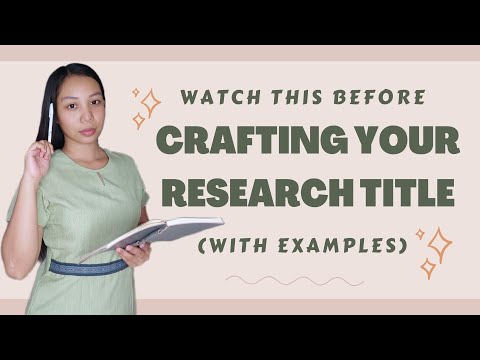 WRITING THE QUANTITATIVE RESEARCH TITLE | With Sample Research Titles | Practical Research 2