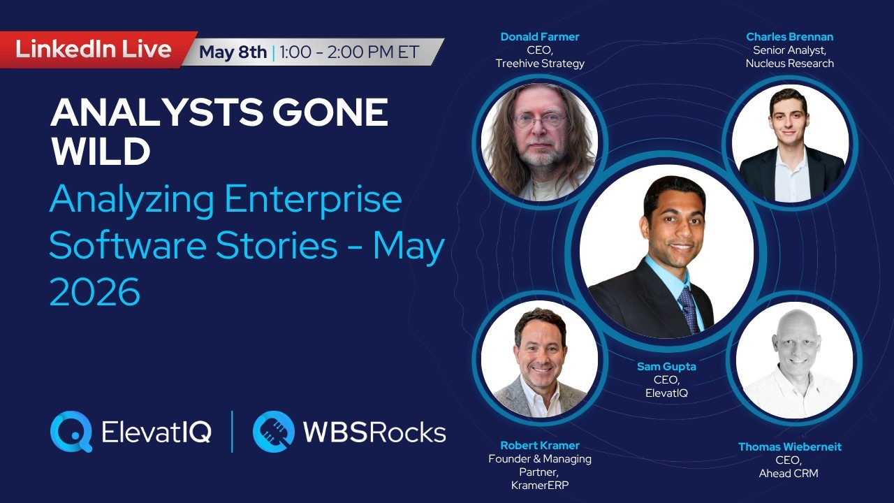 Analysts Gone Wild | Analyzing Enterprise Software Stories | Episode 59