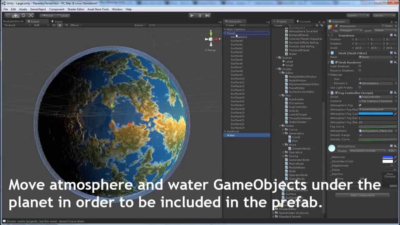 Planetary Terrain - Basic Tutorial