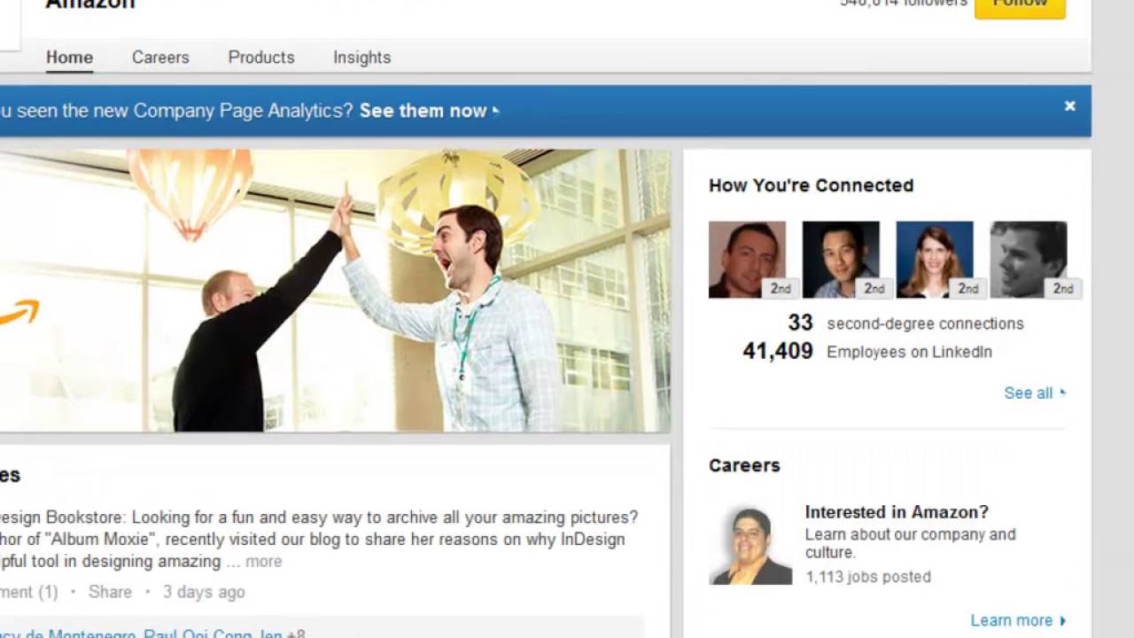 l2. Linkedin Company Page
