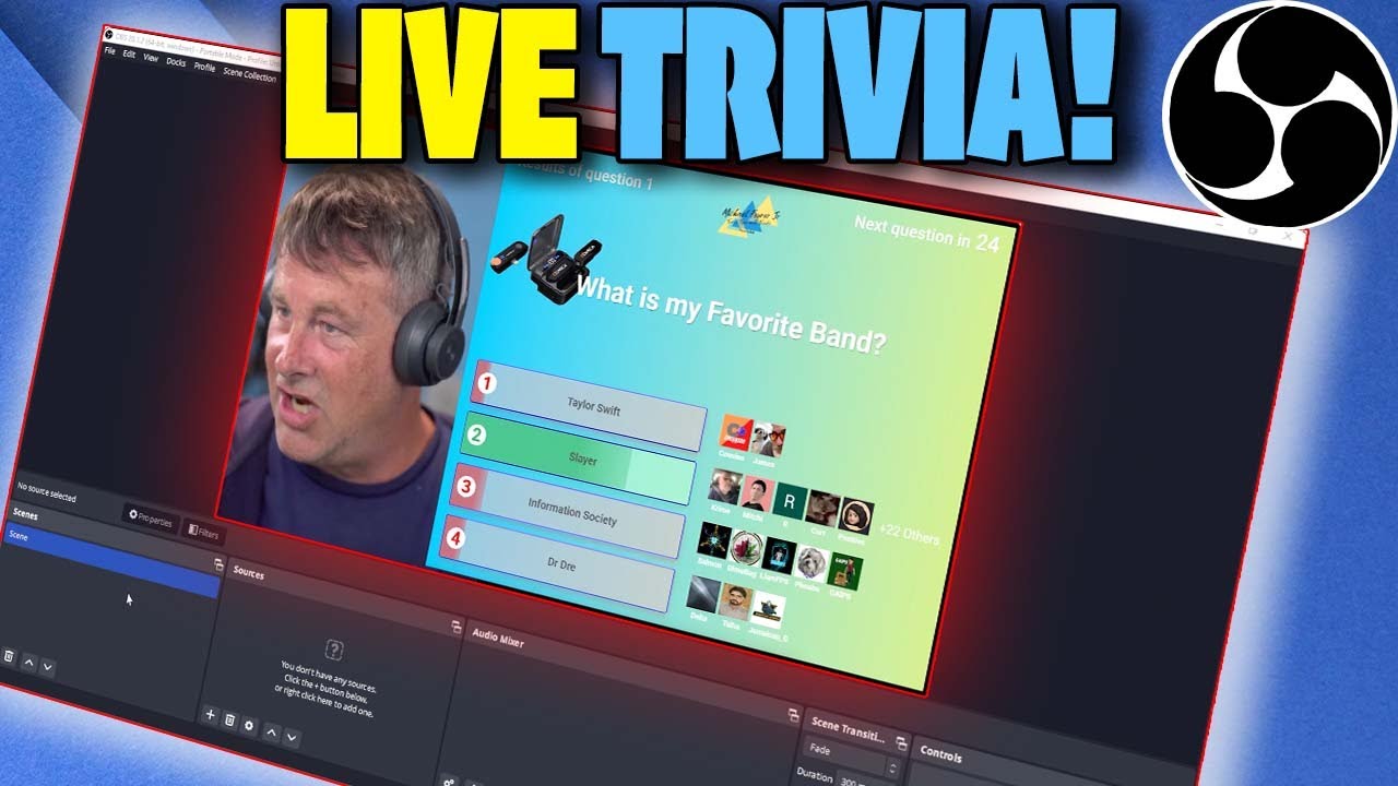 Epic Live Streaming Tool for Trivia Games in OBS: Ultimate Giveaway Tool