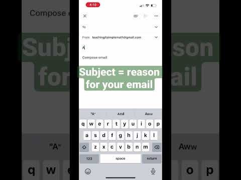 Write an email to a teacher #email #students #teacher
