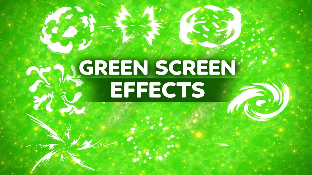 2D Explosion Elements | Green Screen