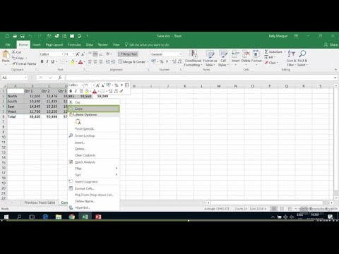 PowerPoint 2016/365 - Create a Table From Existing Excel Data