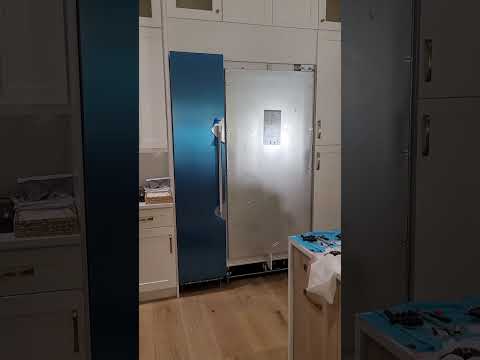 thermador built-in refrigerator/freezer installation