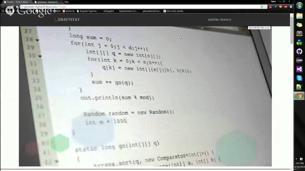 cs5610: Project - GitViewer