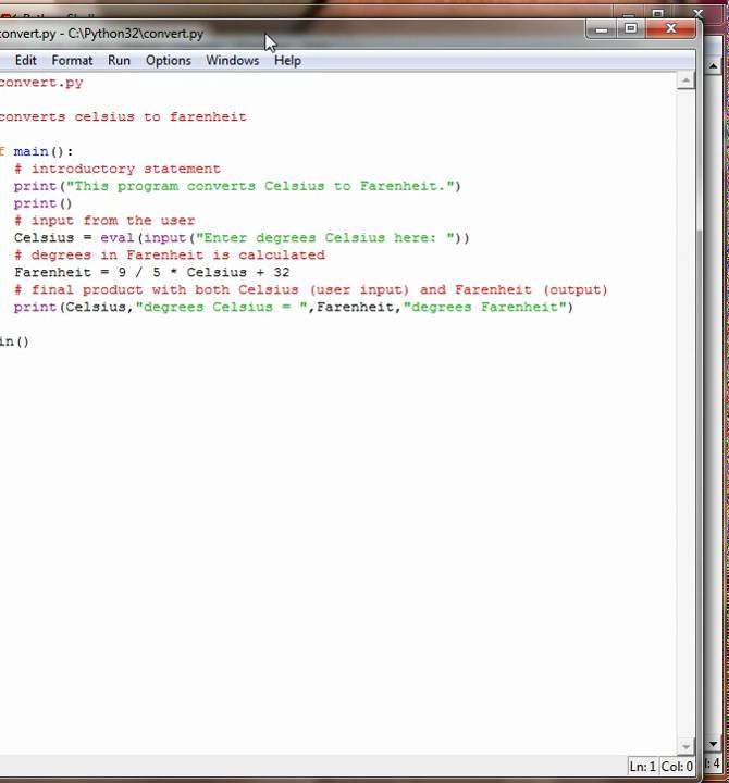 Python tutorial 2 - Variables and Functions