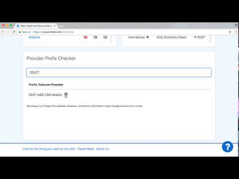 0937 prefix what network provider Couponbed (28 April 2018)