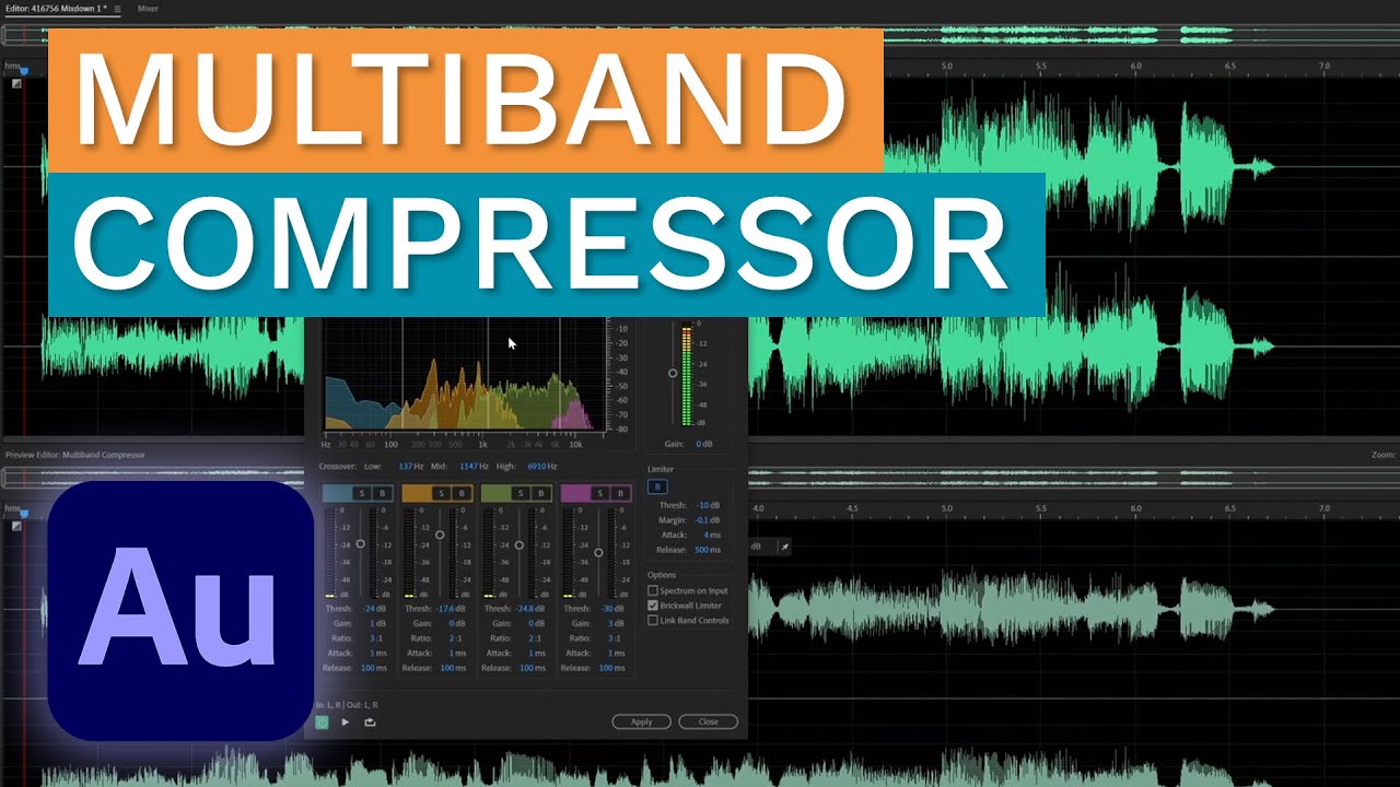 Adobe Audition Multiband Compressor Tutorial