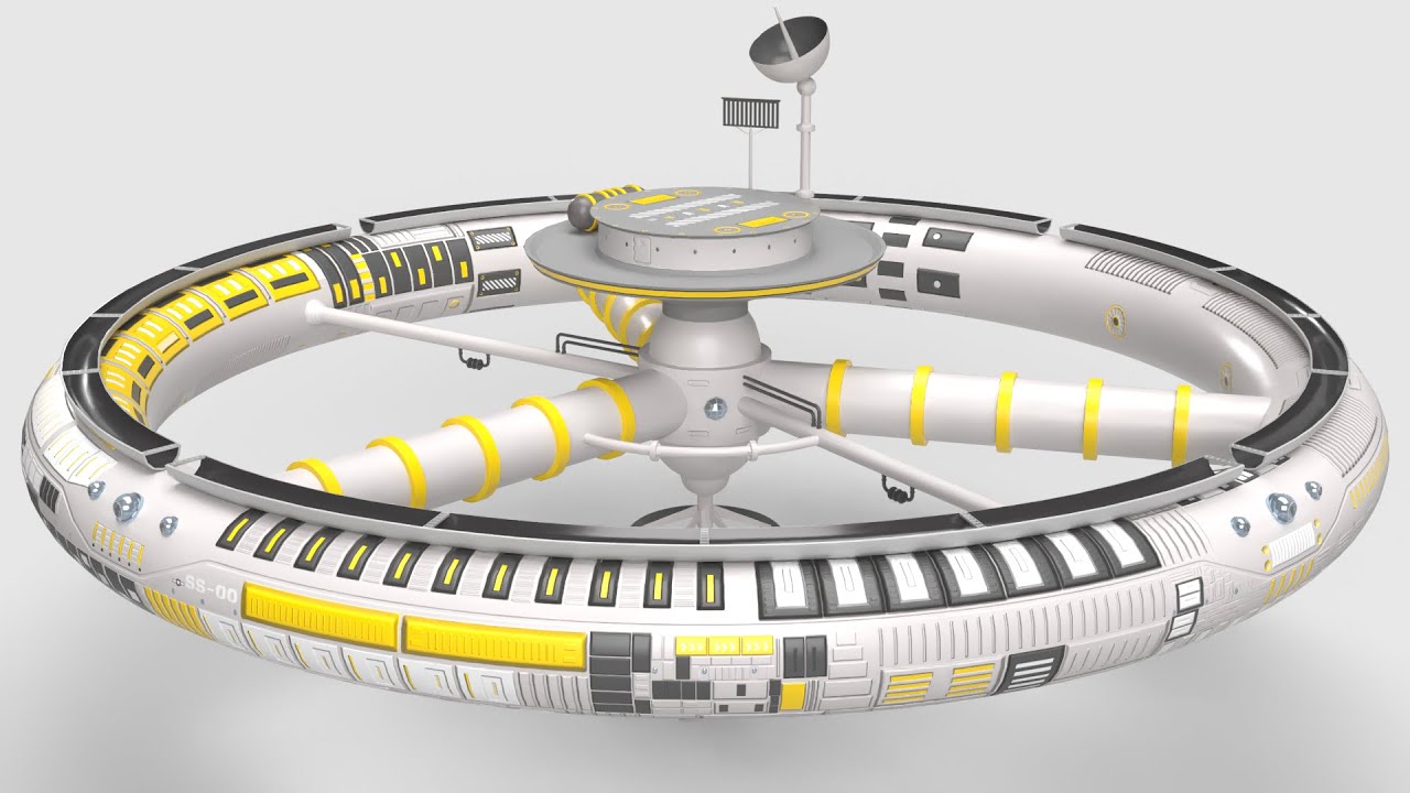 Space Station 3D Model