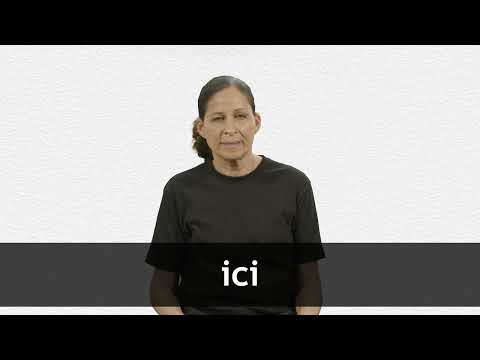 English Translation of “ICI” | Collins French-English Dictionary