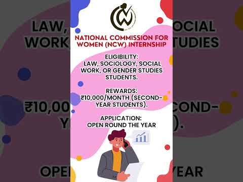 National Commission for Women (NCW) Internship#internship #education