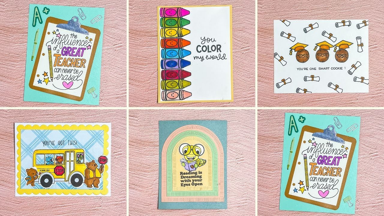 CUTE Teacher Appreciation Cards | Thank You Cards For Teachers From Parents/ Students