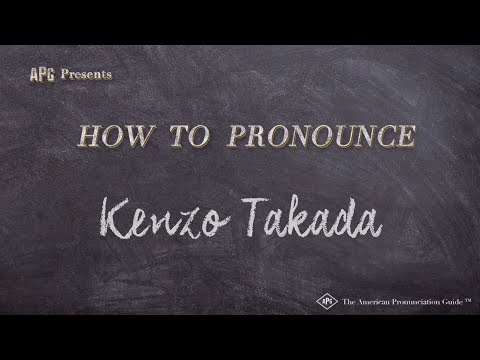 How to Pronounce Kenzo Takada (Real Life Examples!)