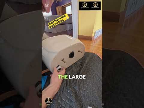 Power Flush Is Back! Watch It in Action ⚡️🚽 #plumbing #diy