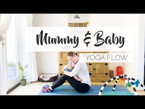 MUMMY & BABY YOGA FLOW | Postnatal yoga for mum & baby with Laurie from LEMon Yoga