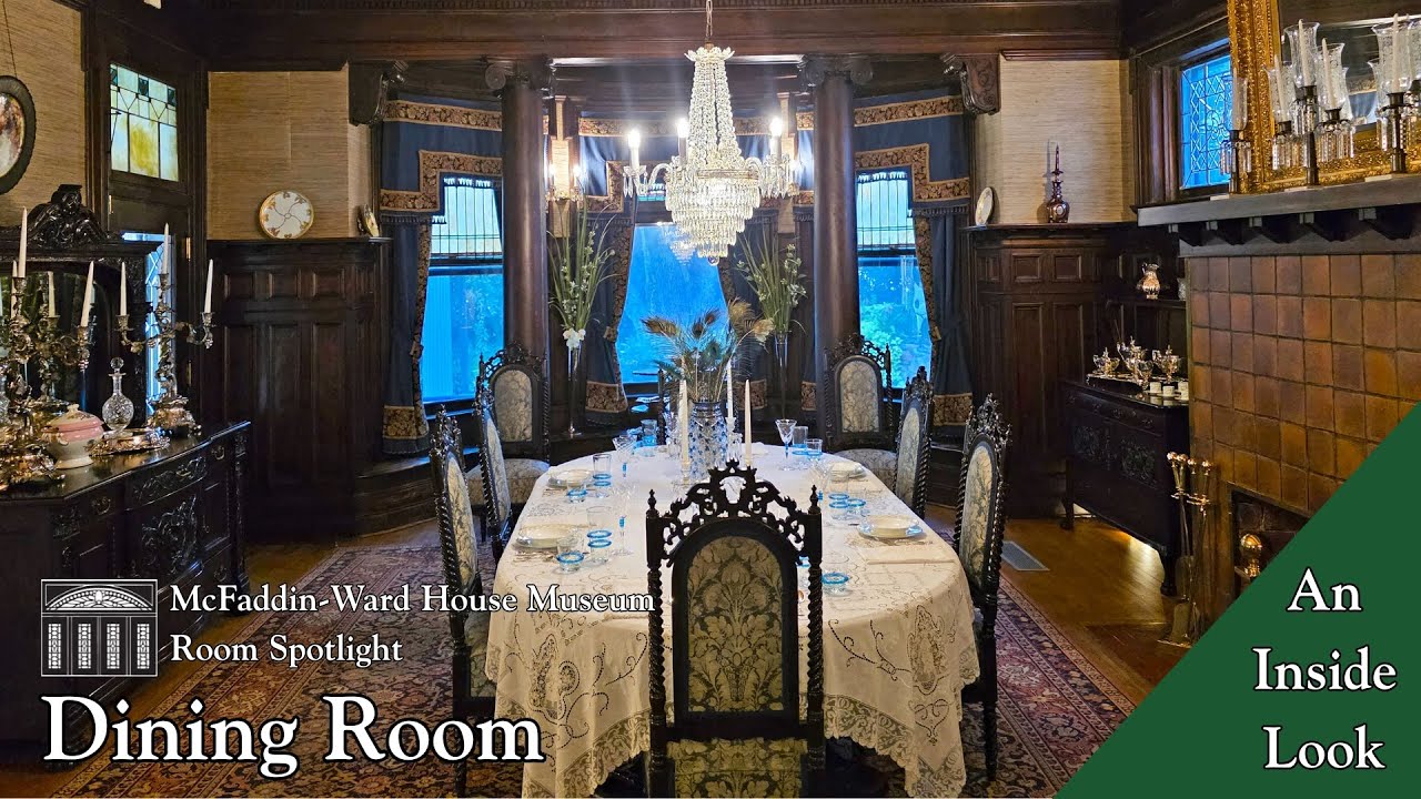 Take a Closer Look Inside the Dining Room of the 1906 McFaddin-Ward House