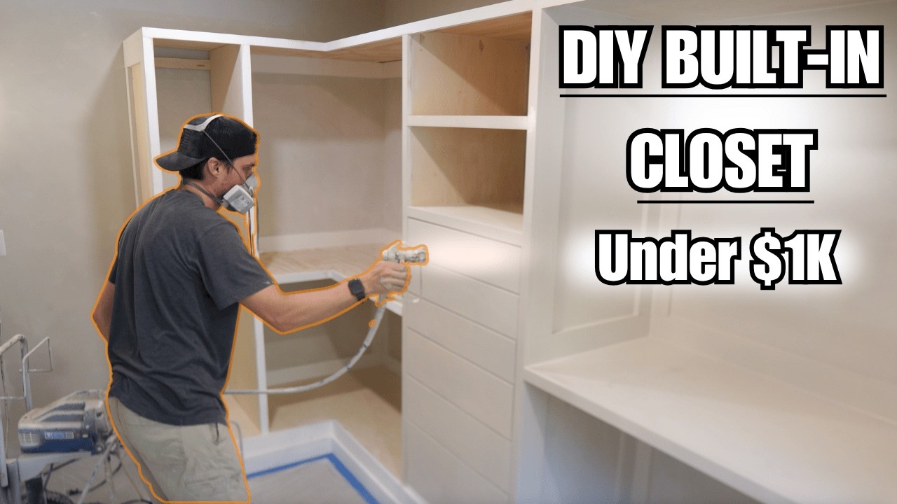 MASSIVE Closet Makeover!  Full DIY Plywood Closet for Under $1,000
