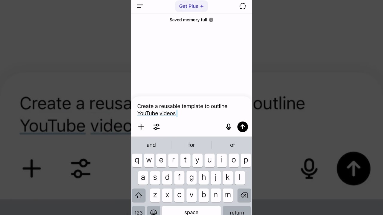 Daily AI Prompt: Create a reusable template to outline YouTube videos #chatgpt #productivity