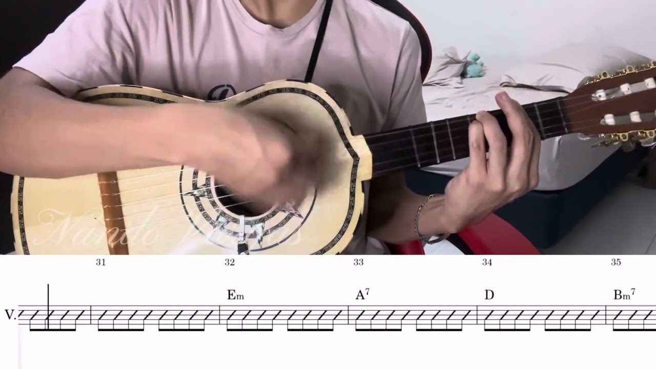 Contigo Aprendí/ Alejandro Fernández Tutorial vihuela guitarra