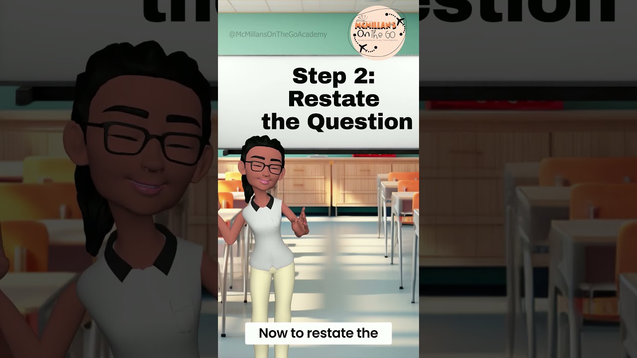 Restate Questions with This Easy Method #shorts