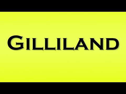 Pronunciation of Gilliland