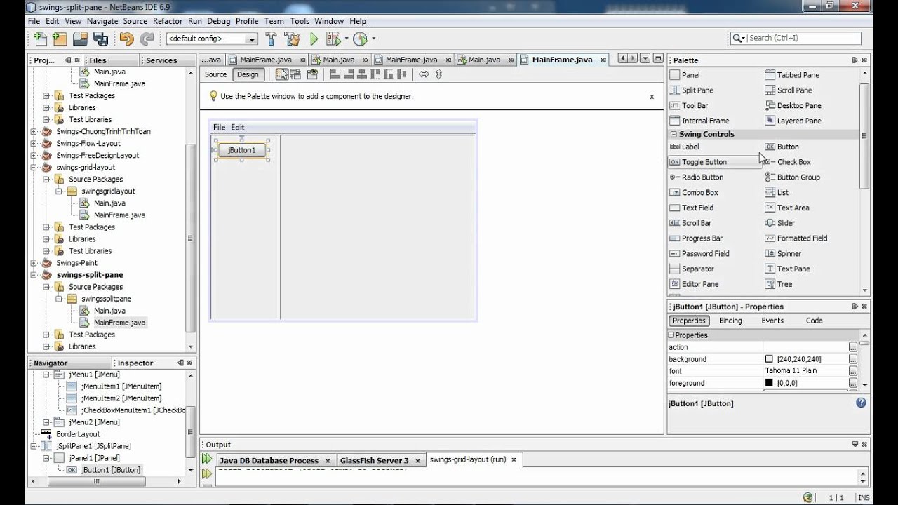 08  Swing   Split Pane