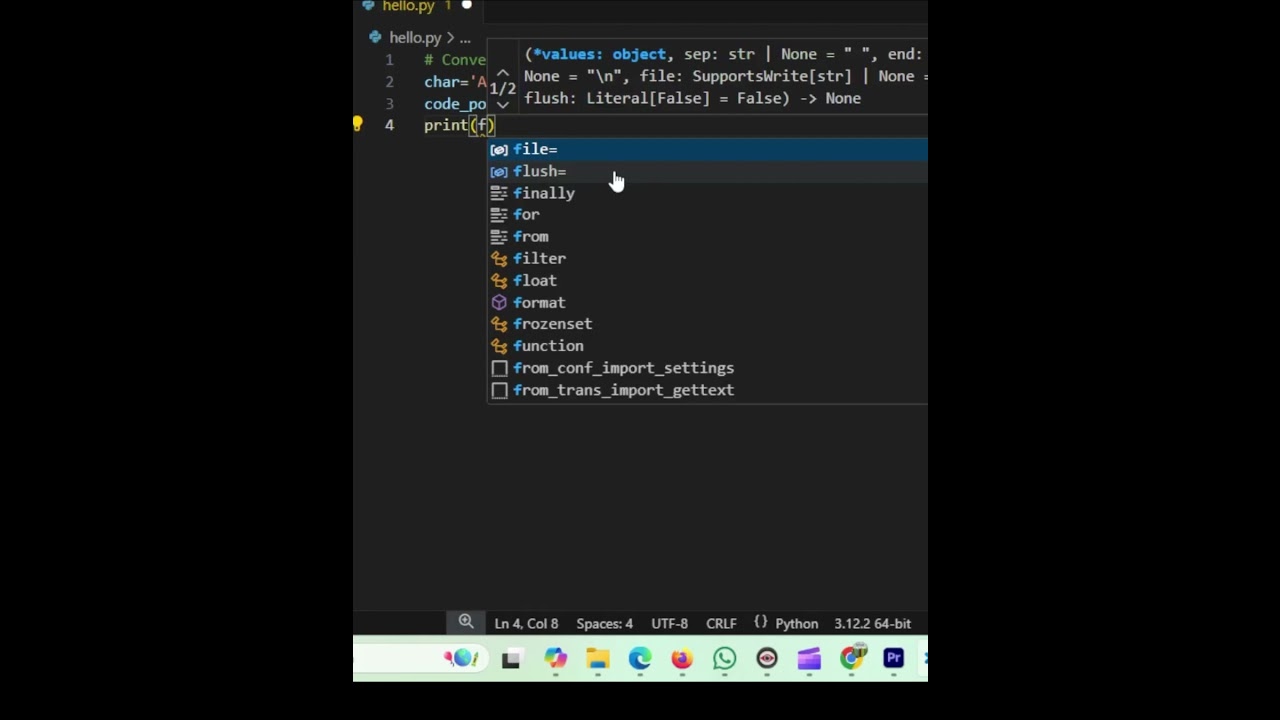 Quick Coding Tip: Get Unicode Code Points in Python! 💡💻 | #CodingTips  #coding #python