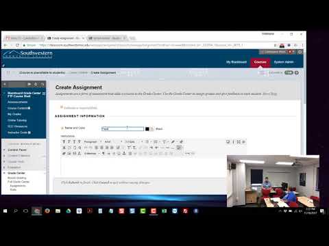 Blackboard Grade Center