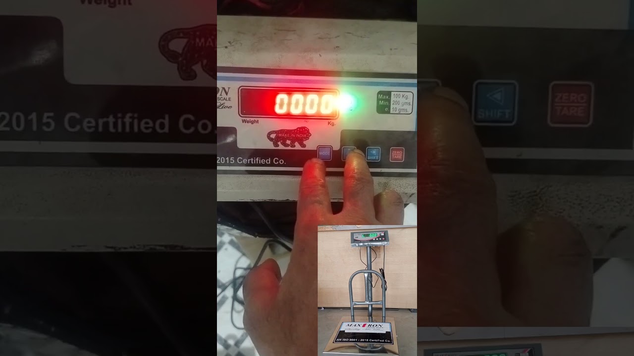 HOW CALIBRATE DOMESTIC DIGITAL WEIGHT SCALE 300KG/200/100kg MAXTRON. PRICE OF NEW SCALE  setting