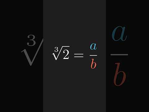Absurd Proof ∛2 Is Irrational