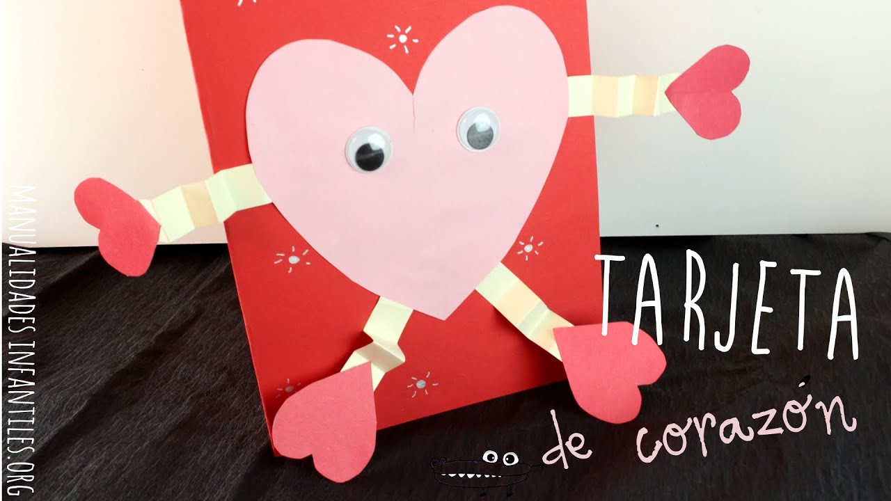 Tarjeta corazón de San Valentin